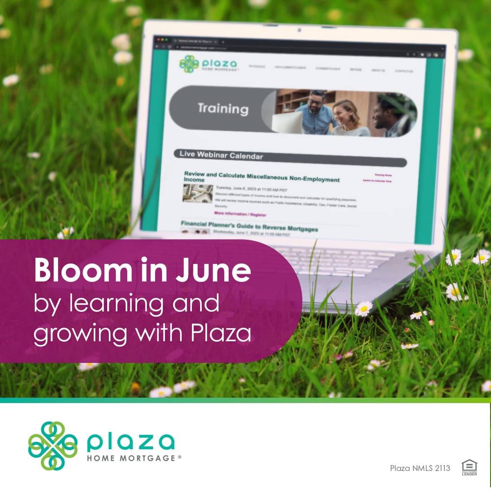 Plaza's June Training Calendar is Available!